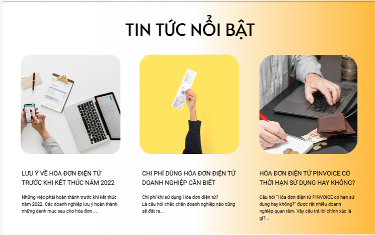 Tin Tức Pinvoice Phần Mềm Hóa đơn điện Tử Pvs